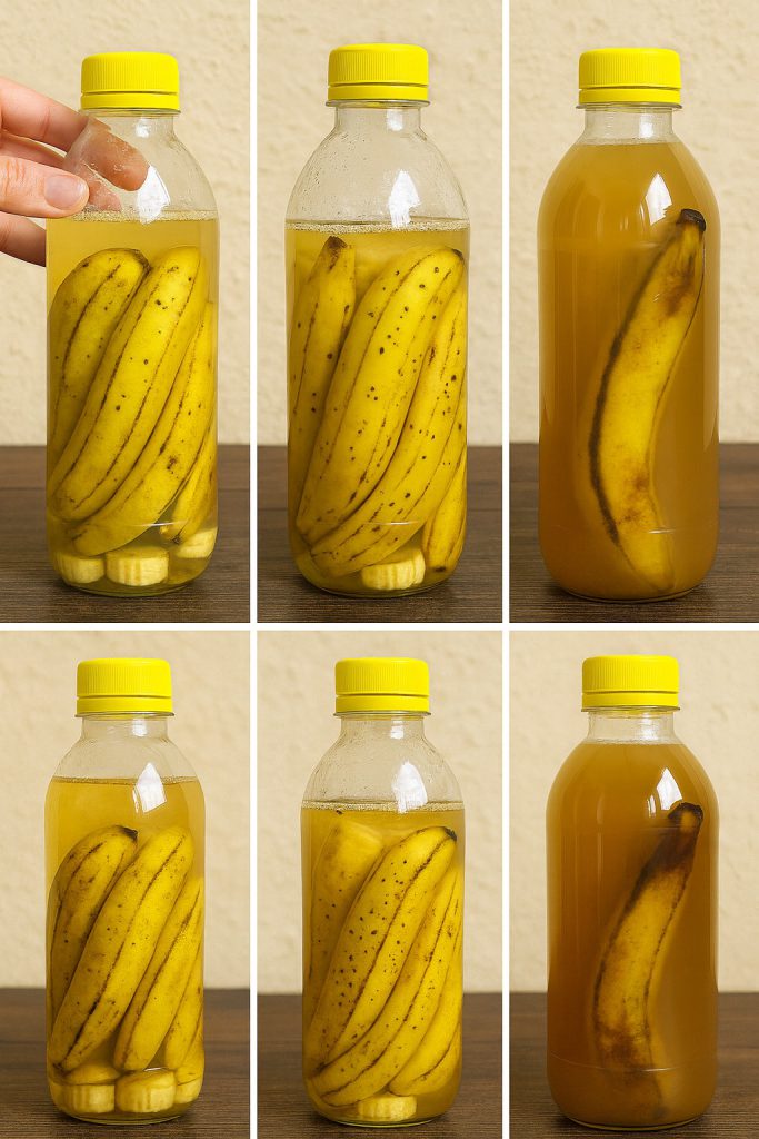 in 💬⬇Banana peels: Place them in a bottle. If you use them like this ...